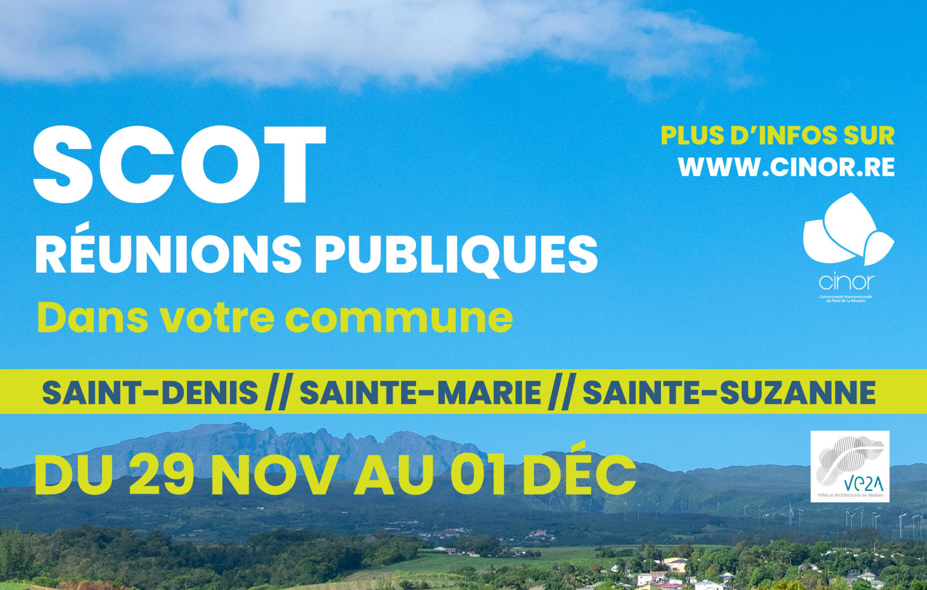 SCOT Cinor, participez aux réunions publiques ! – CINOR